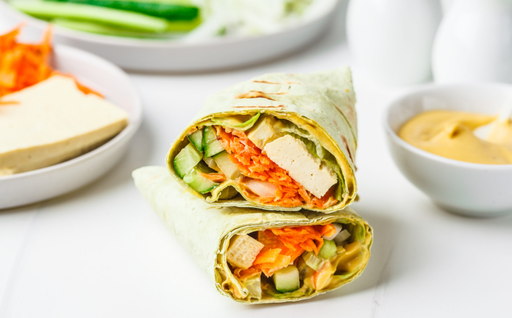 Vegetable and Tofu Wrap Recipe | Charlotte Hunter Nutrition